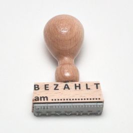 Stempel "Bezahlt am ..." günstig online bestellen - Stempel-Wolf